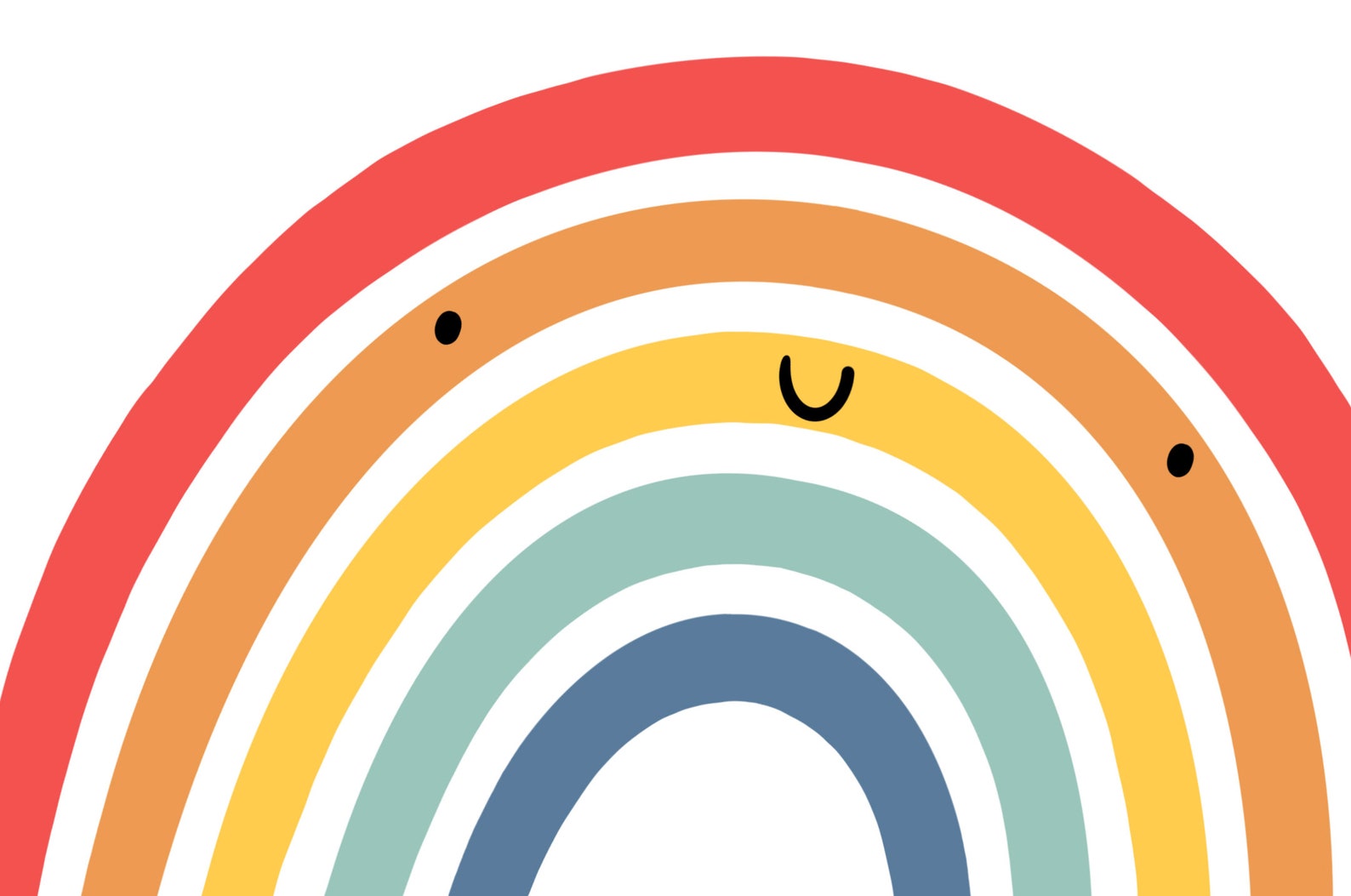 Rainbow Print Personalised Kids Print New Baby Keepsake - Etsy