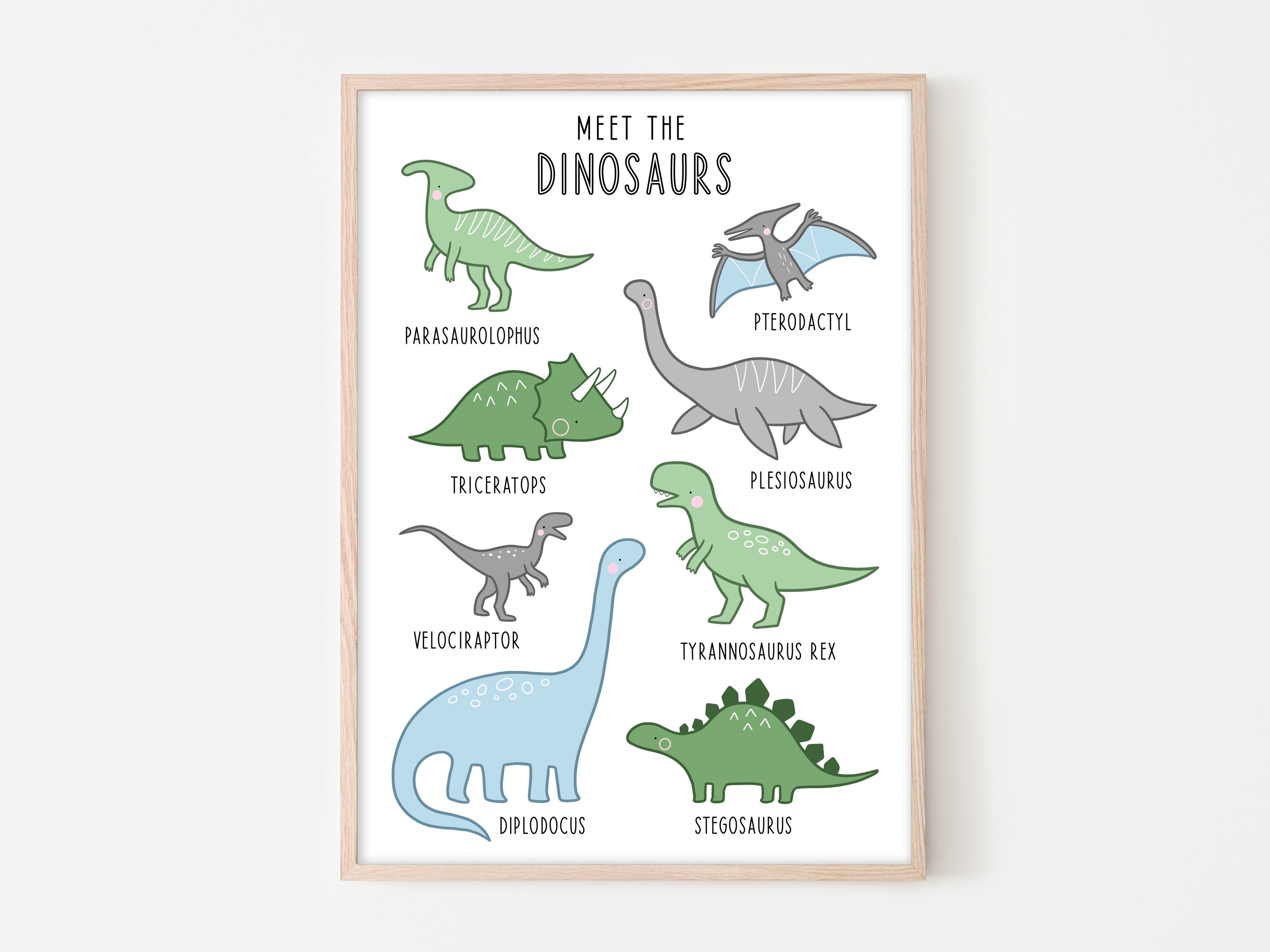 Art & Collectibles Giclée Dinosaur Prints Dinosaurs Dinosaur Print ...