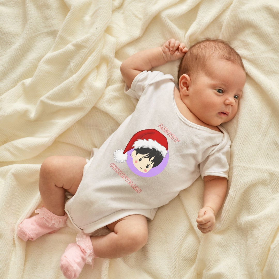 Kpop Jungkook Merry Christmas Infant Baby Rib Bodysuit 8 - Etsy