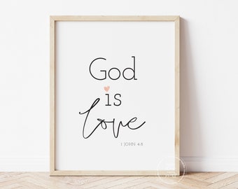 God is Love Valentine - Etsy