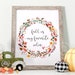 Fall Decor Print | Fall is My Favorite Color | Fall Pumpkin Decor ...