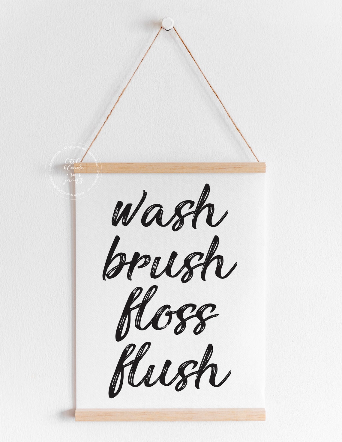 Bathroom Wall Decor Print Home Printable Bathroom Sign - Etsy