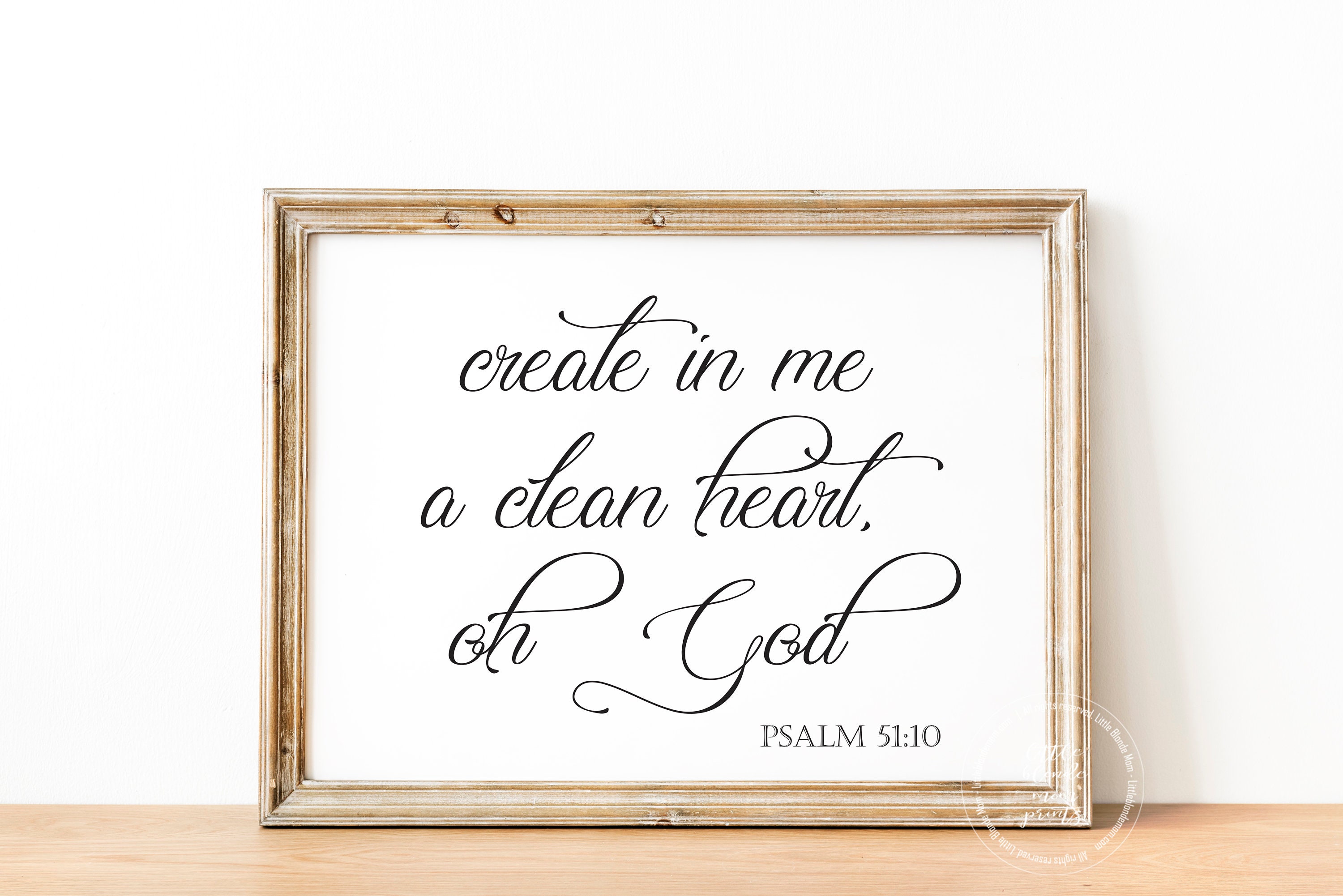 Bathroom Wall Art | Bible Verse | Scripture | Christian Decor | Bathtub ...