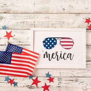 Patriotic Decor Printable 4th of July Memorial Day - Etsy