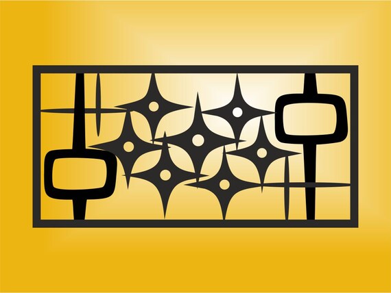 Mid-century Art Interior Png-svg-dxf Files MCM Modern Style - Etsy