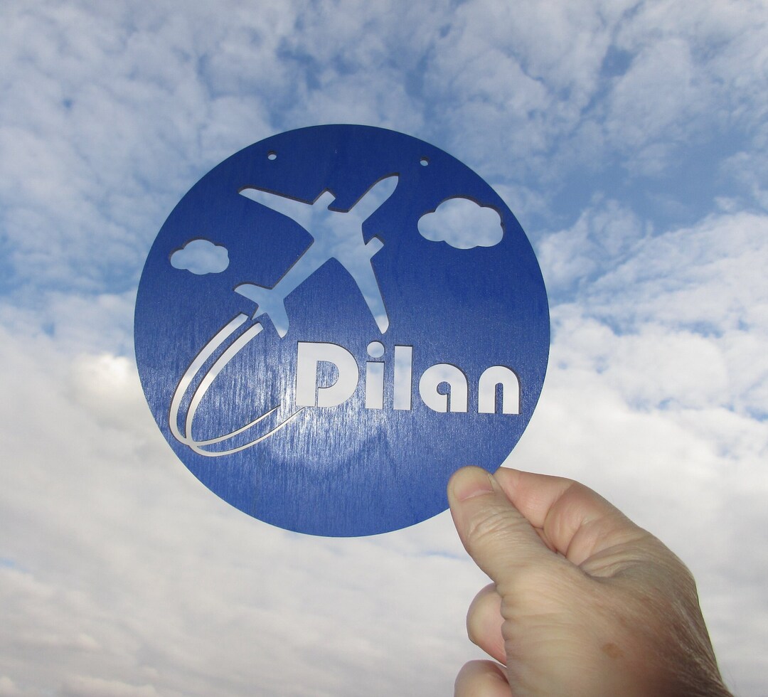 Airplane Flight SVG DXF Nursery Sign, Boys Room Laser Cut/engraving ...