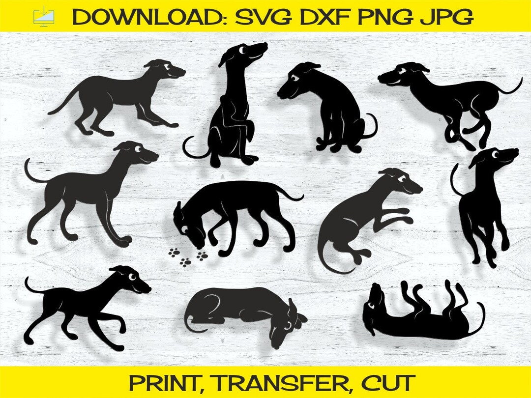 Dogs Bundle MCM Elements Svg Png Dxf Jpg Files, for Dogs Lovers, Mid ...