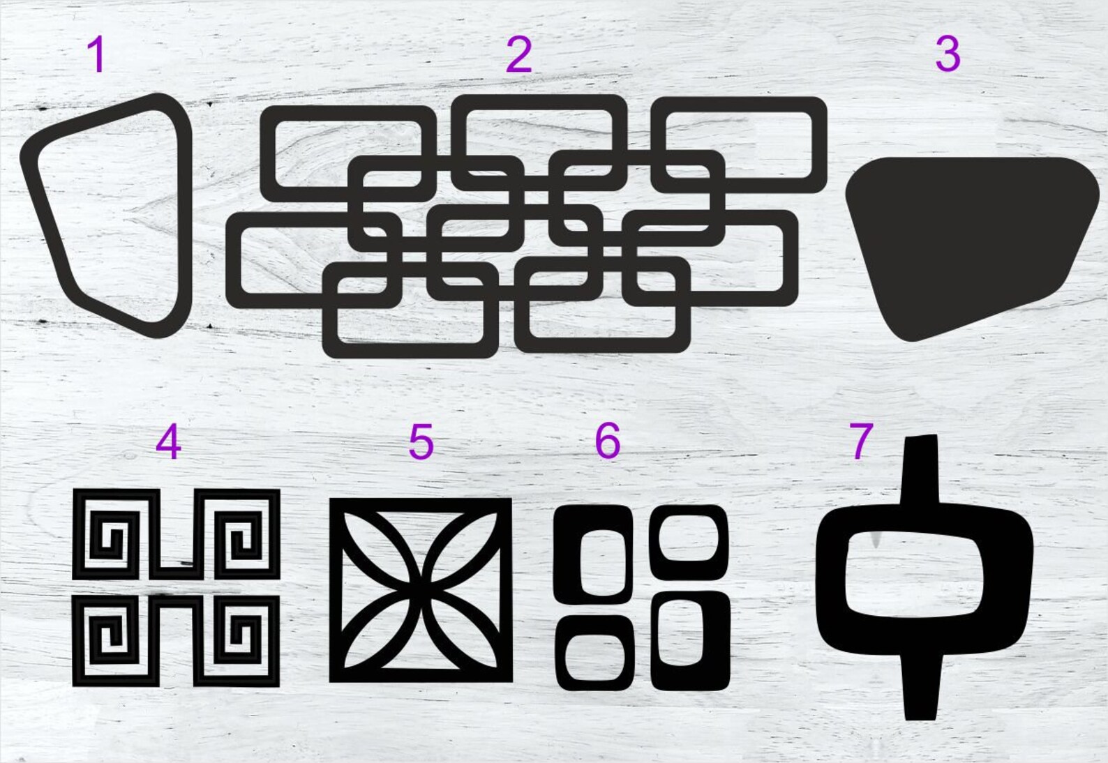 MCM Graphics Wall Home Decor Mid-century Modern, DIY Svg-dxf-png Files ...