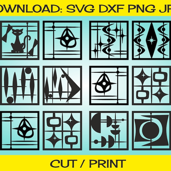 Mid Century Modern Decor - Etsy