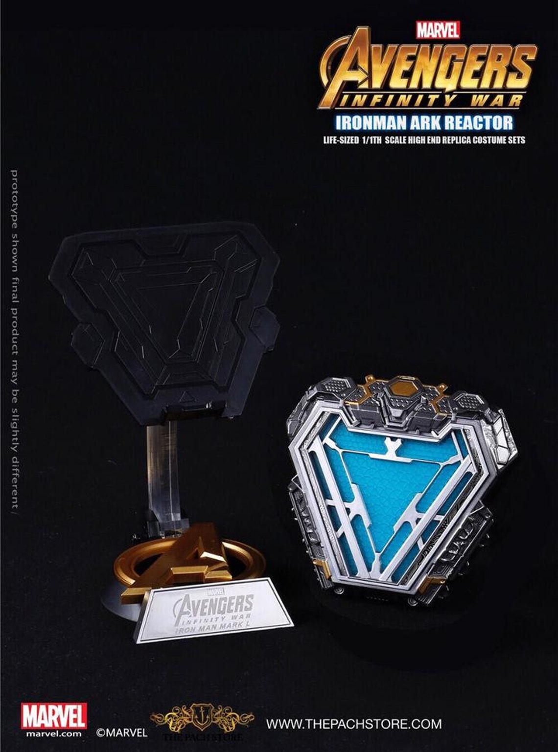 Avengers Infinity War- Iron Man Arc Reactor MARK L 50 - Marvel Licensed ...