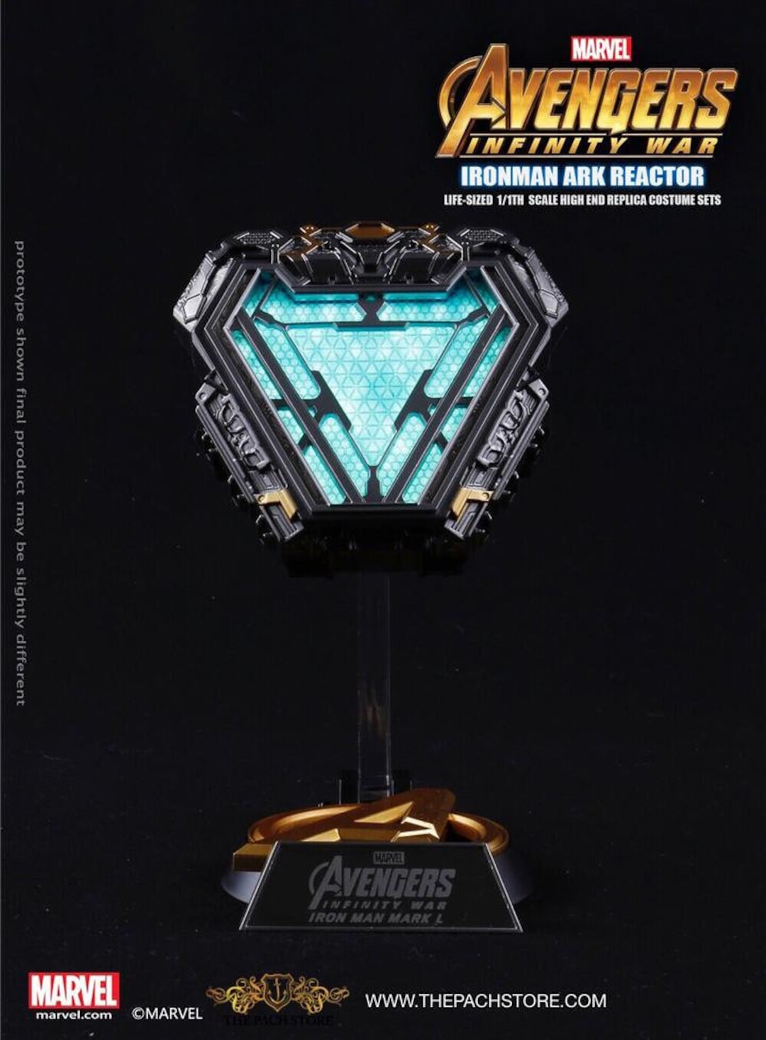 Avengers Infinity War- Iron Man Arc Reactor MARK L 50 - Marvel Licensed ...