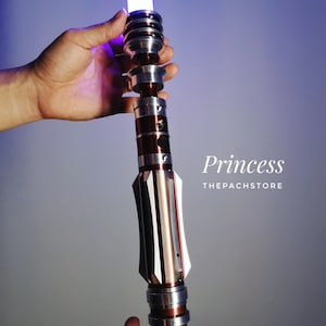 The Princess Custom Saber RGB - 1" Duel Worthy, Color Changing ...