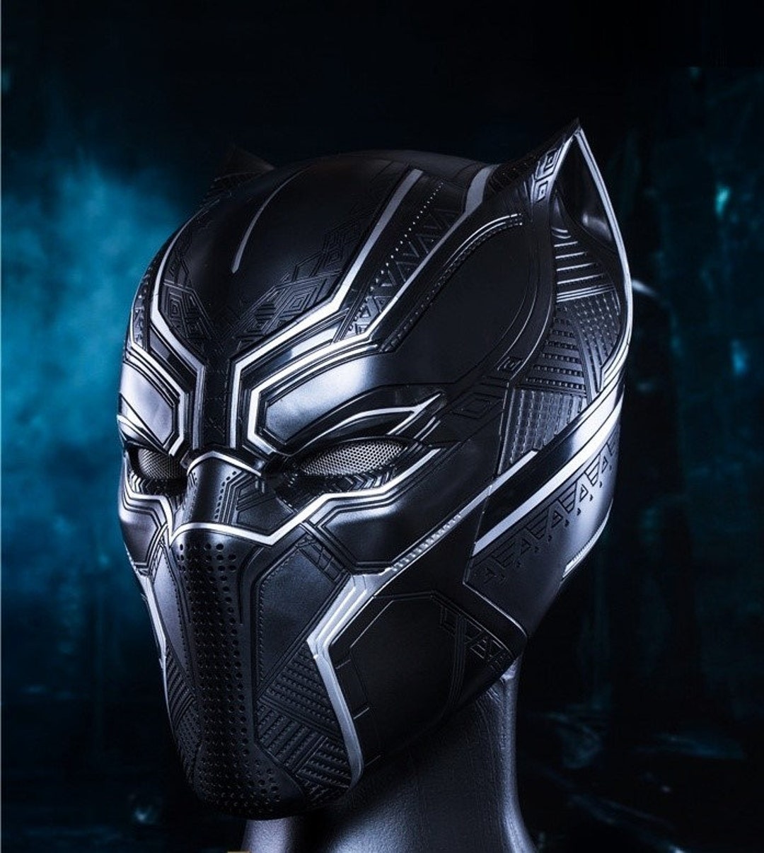 Officially Licensed Black Panther Helmet 1/1 Avengers Movie Prop ...
