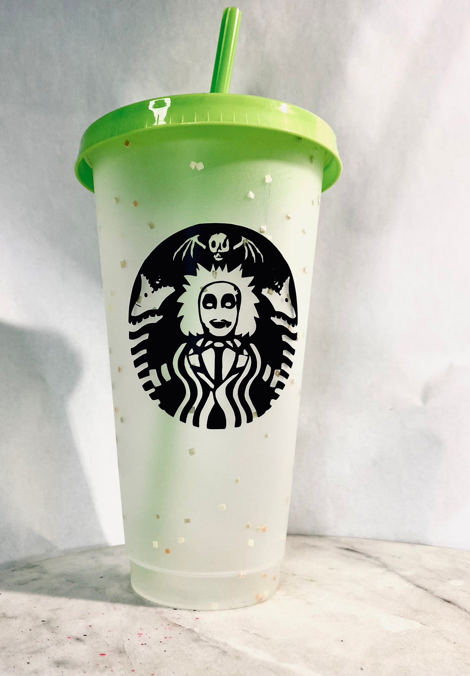 Beetlejuice Cup Lydia Cup Tumblers Confetti Cup Strange and | Etsy