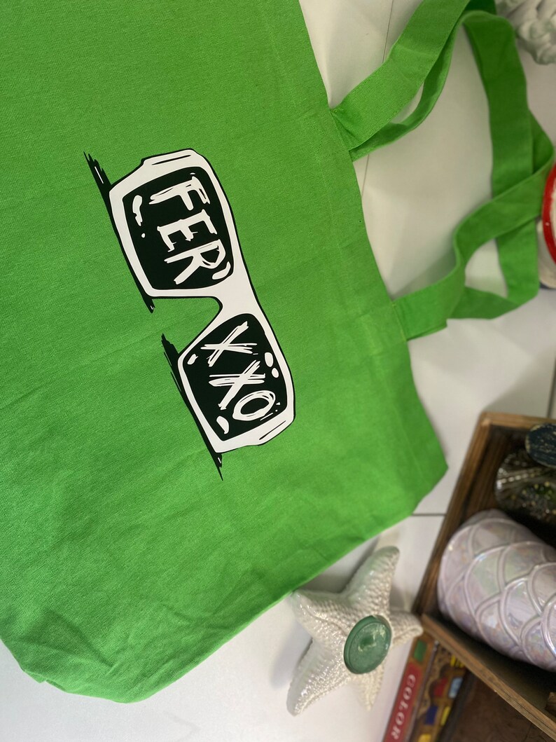 Ferxxo Merch Feid Tote Bag Team Ferxxo Mor Green Ferxoo - Etsy