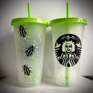Beetlejuice Cup, Lydia Cup, Tumblers Confetti Cup, Strange and Unusual ...