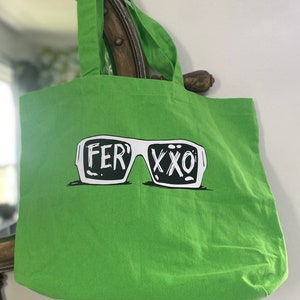 Ferxxo Merch, Feid Tote Bag, Team Ferxxo Mor, Green Ferxoo, Feliz ...