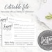 Essential Oil Sample Card, Printable Sample Template, Sample for ...