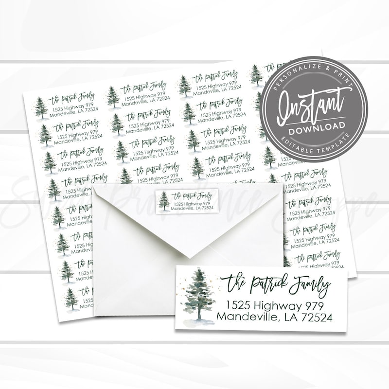 Family Address Labels - Etsy
