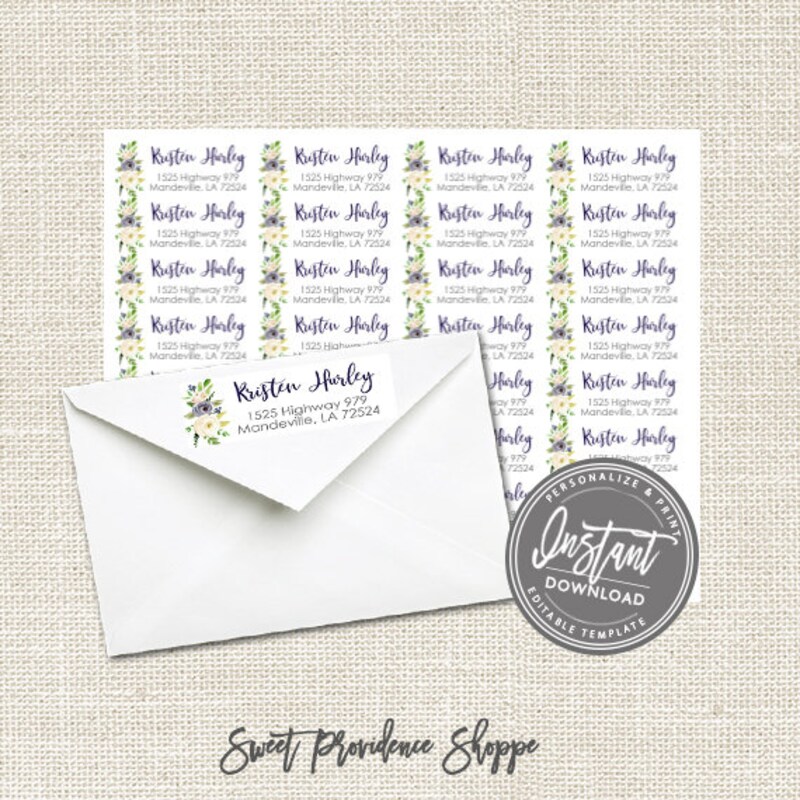 Diy Address Labels - Etsy