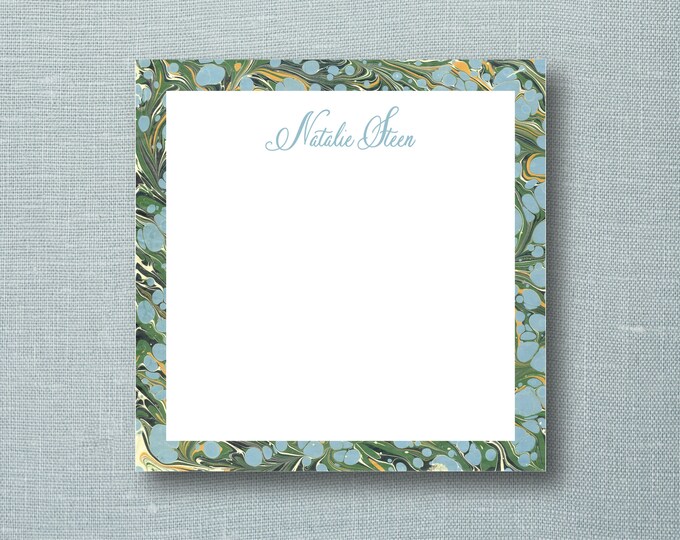 Personalized Note Pad, Custom Note Pad, Slab Pad, Square Note Pad ...