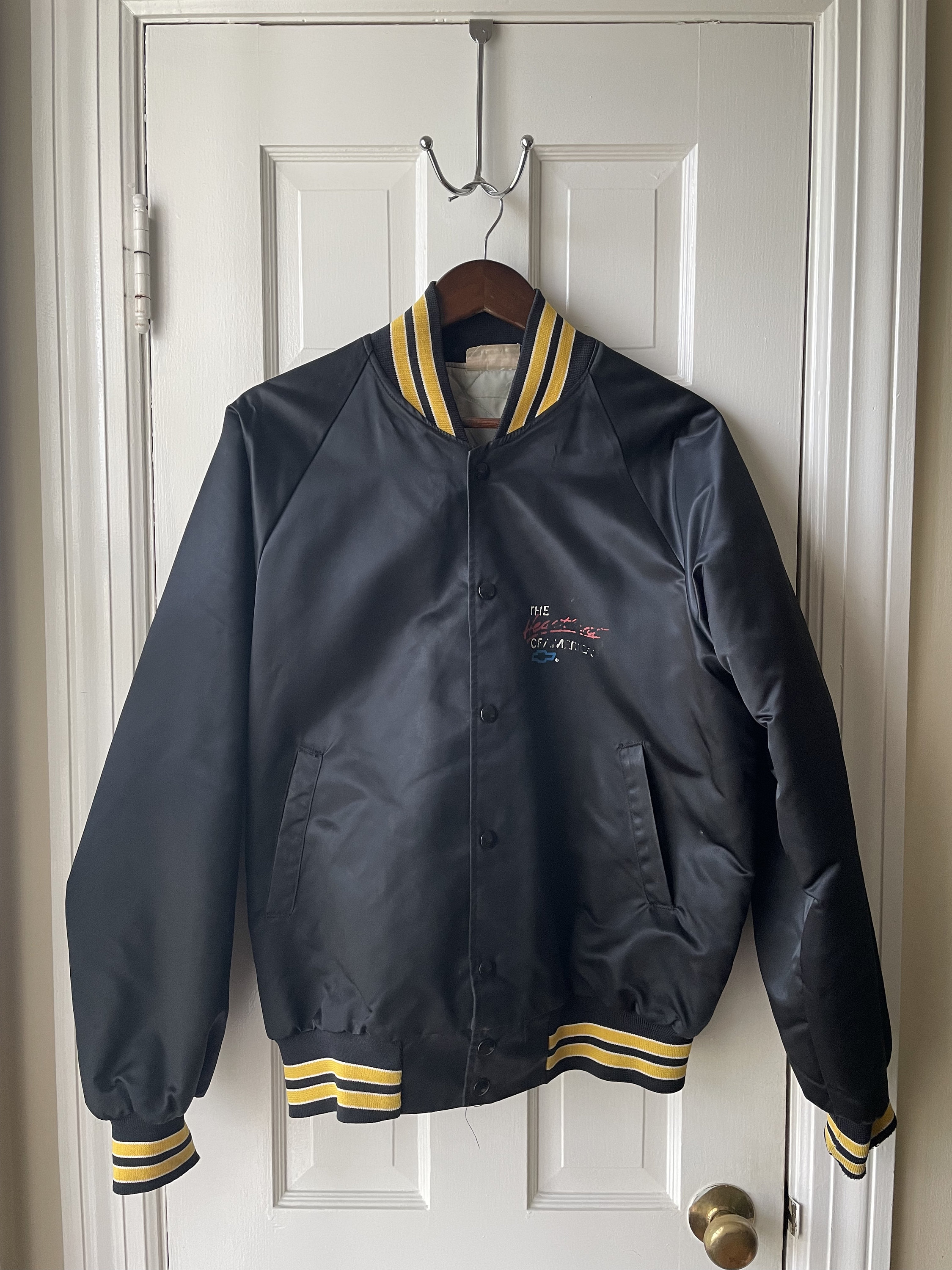 Vintage 80s Chevrolet Jacket // Vintage Hartwell Mens Small Chevy ...