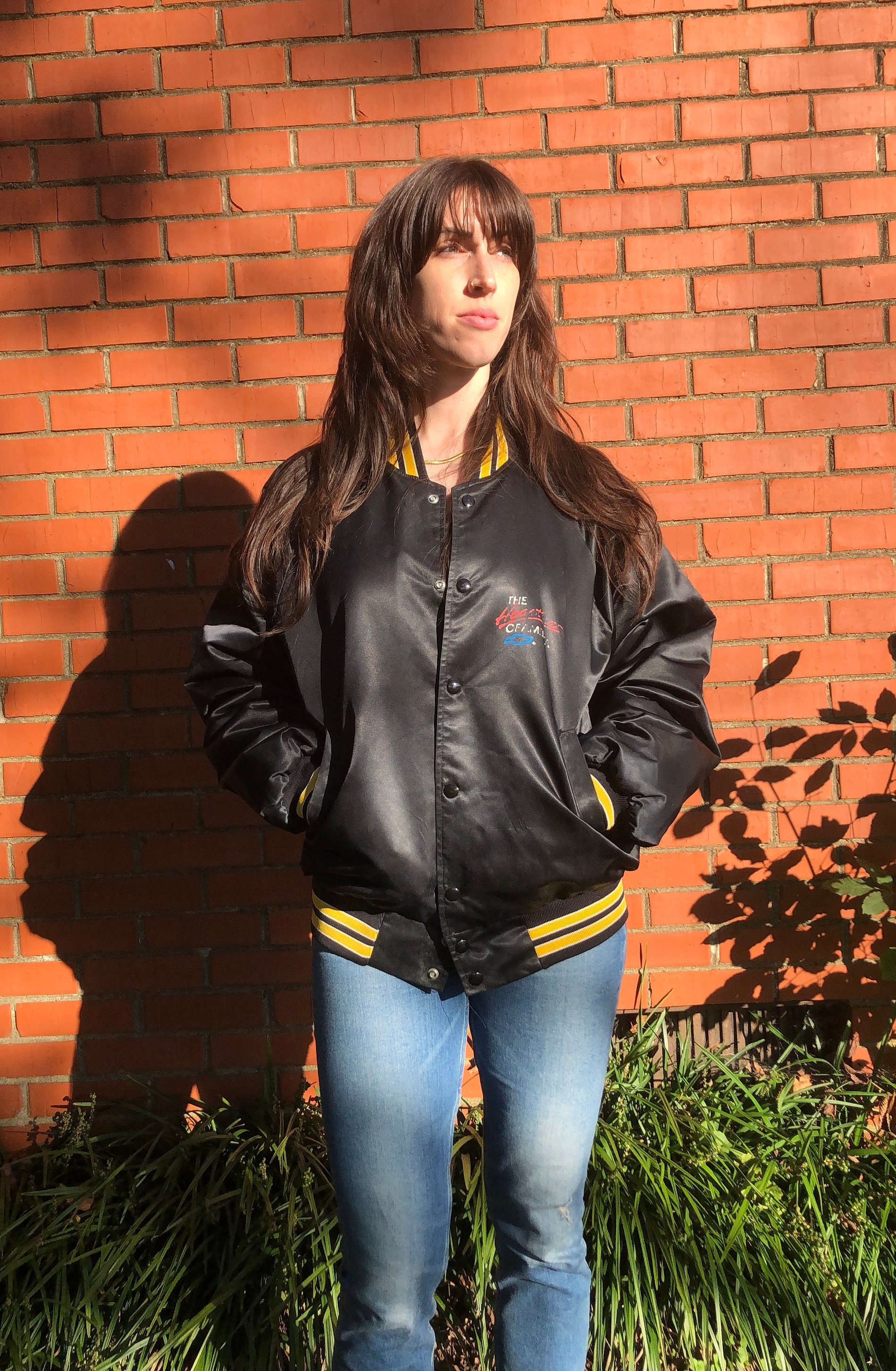 Vintage 80s Chevrolet Jacket // Vintage Hartwell Mens Small Chevy ...