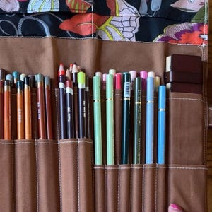 Rowan Tool Roll Sewing Pattern Make DIY Tool Rolls / Pen Rolls / Pencil ...