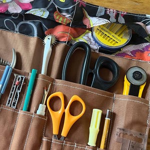 Rowan Tool Roll Sewing Pattern - Make DIY Tool Rolls / Pen Rolls ...