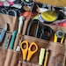 Rowan Tool Roll Sewing Pattern Make DIY Tool Rolls / Pen Rolls / Pencil ...