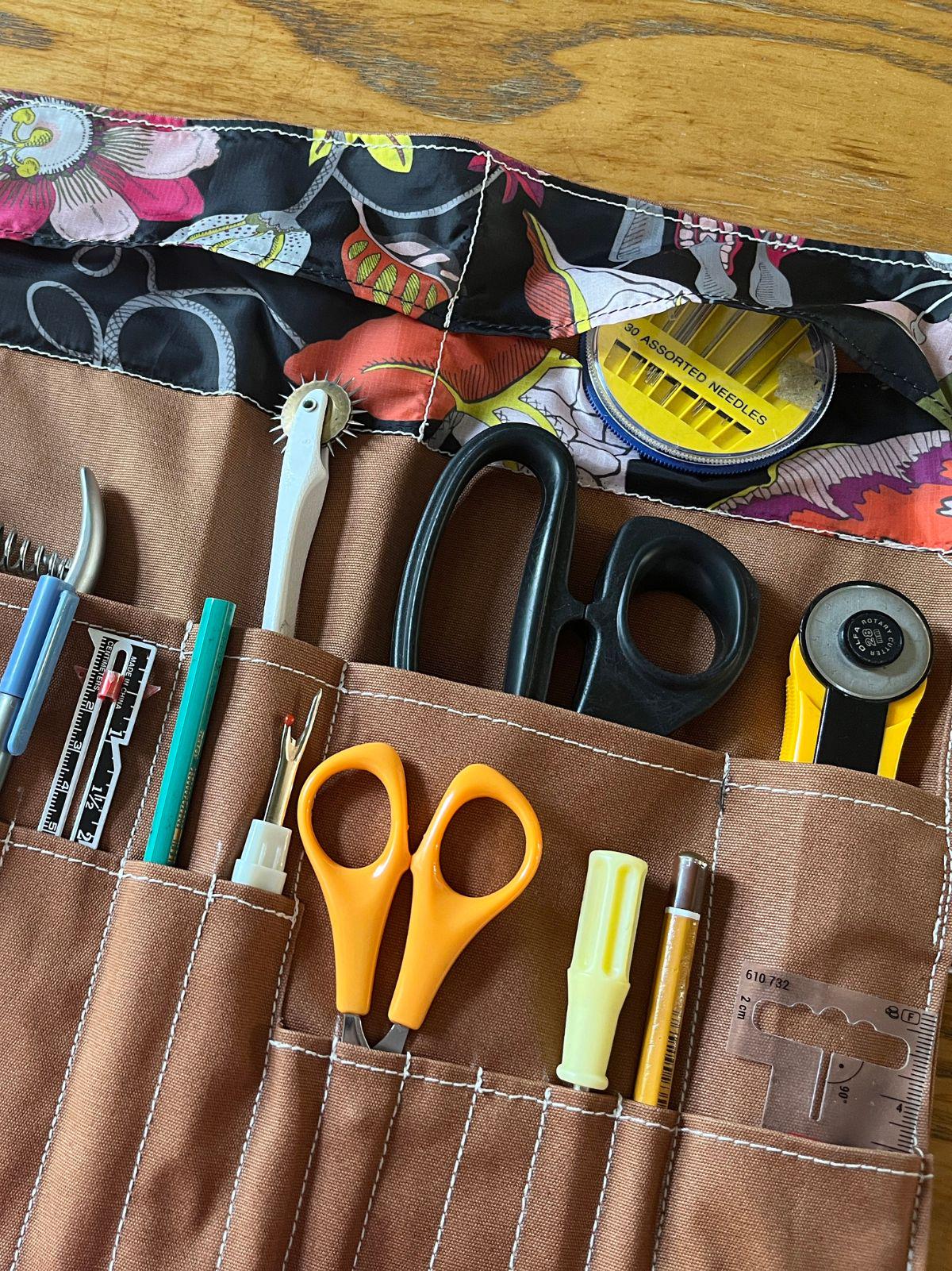 Rowan Tool Roll Sewing Pattern - Make DIY Tool Rolls / Pen Rolls ...