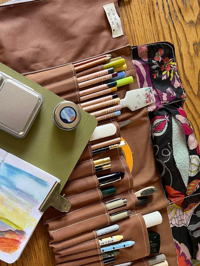 Rowan Tool Roll Sewing Pattern - Make DIY Tool Rolls / Pen Rolls ...