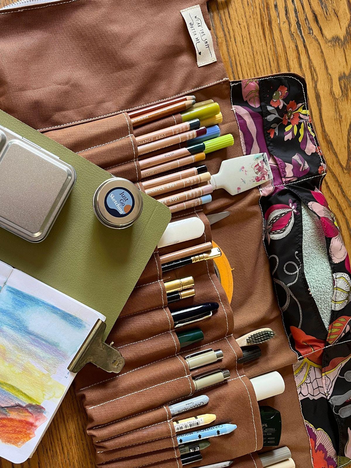 Rowan Tool Roll Sewing Pattern - Make DIY Tool Rolls / Pen Rolls ...