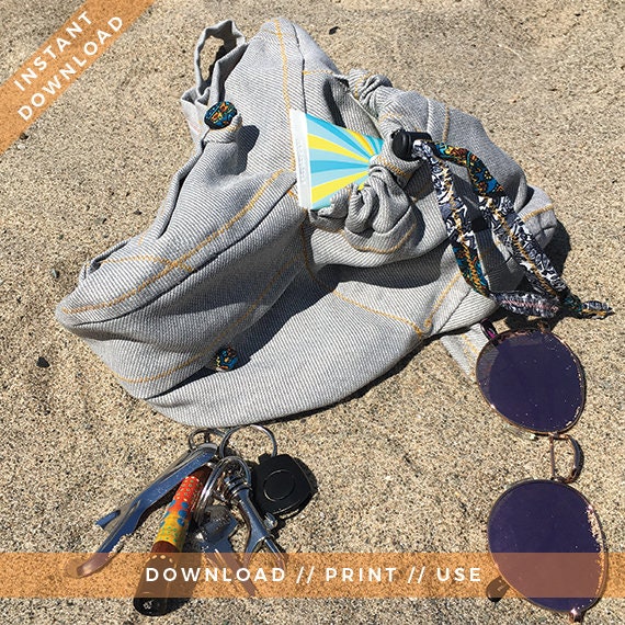 Fanny Pack Sewing Pattern, Festival Fanny Pack, Bumbag Sewing Pattern ...