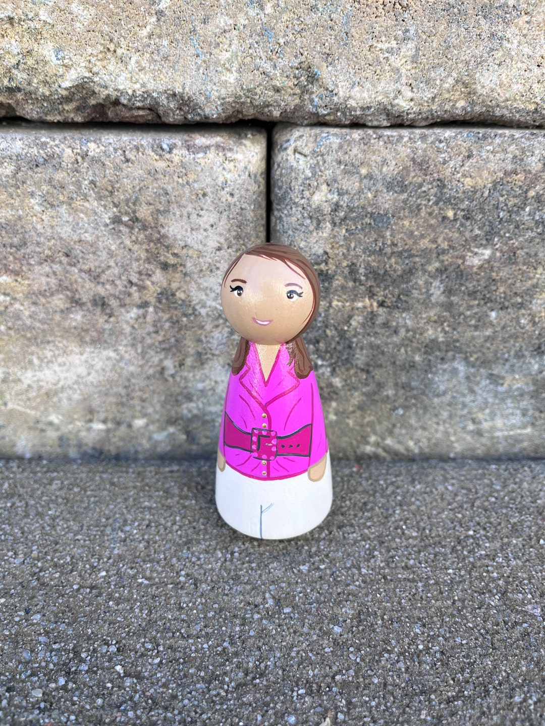 Custom Wooden Peg Doll, Peg Doll, Custom Peg Family, Peg People, Wooden ...