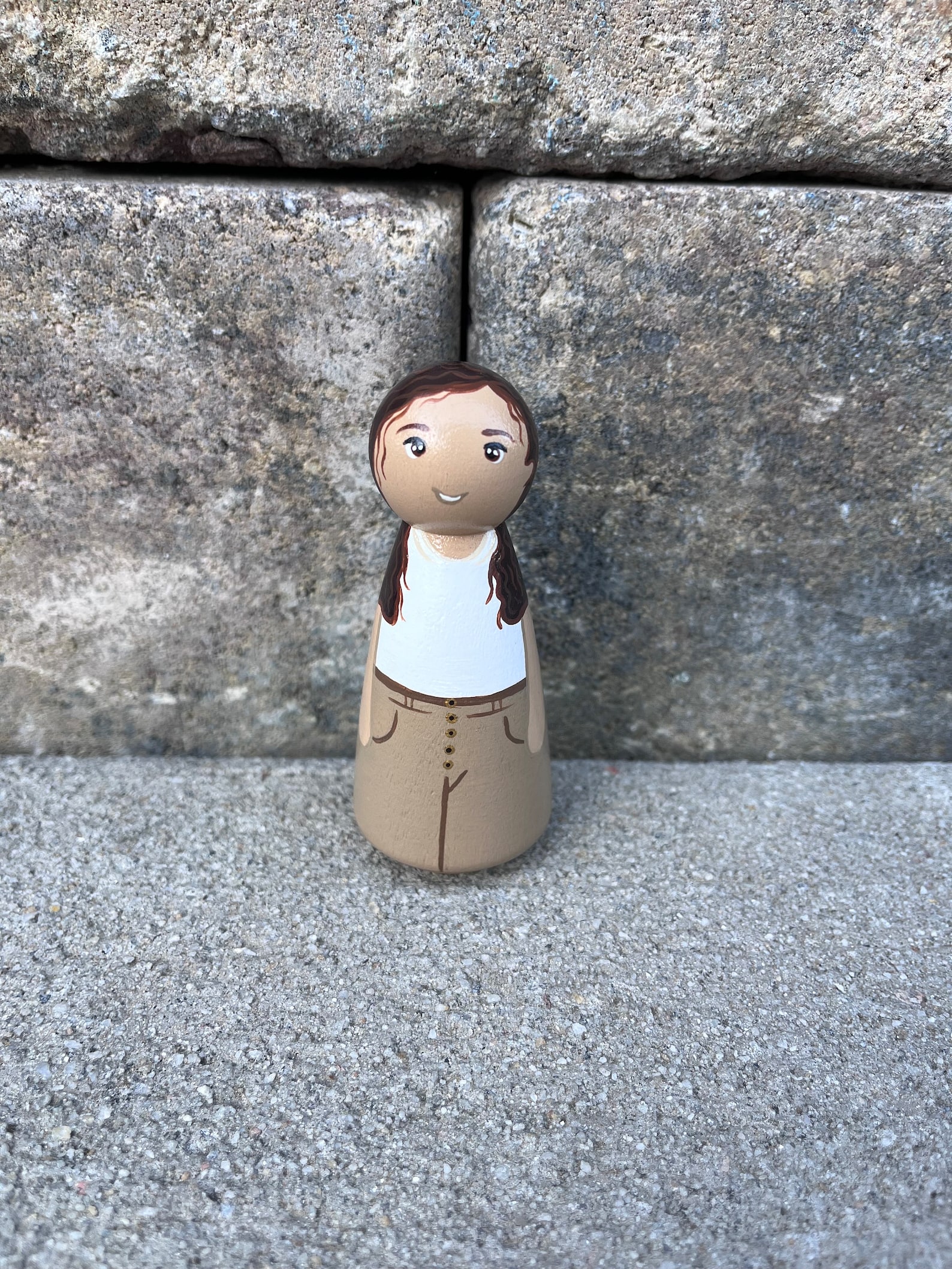 Custom Wooden Peg Doll, Peg Doll, Custom Peg Family, Peg People, Wooden ...