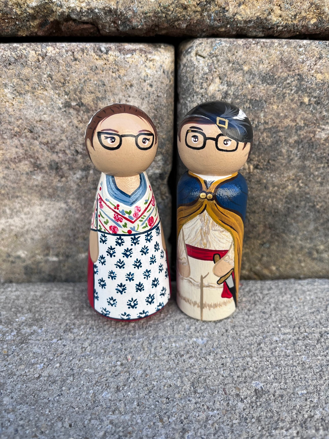 Custom Wooden Peg Doll, Peg Doll, Custom Peg Family, Peg People, Wooden ...