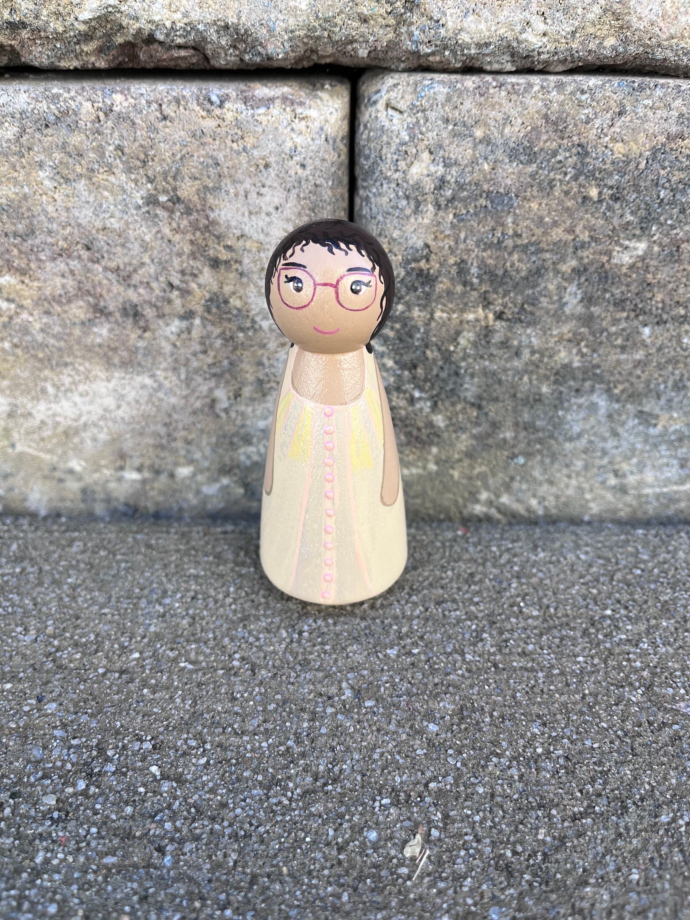 Custom Wooden Peg Doll, Peg Doll, Custom Peg Family, Peg People, Wooden ...