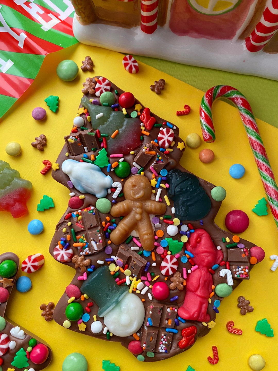 Christmas Tree Chocolate Slab - Etsy