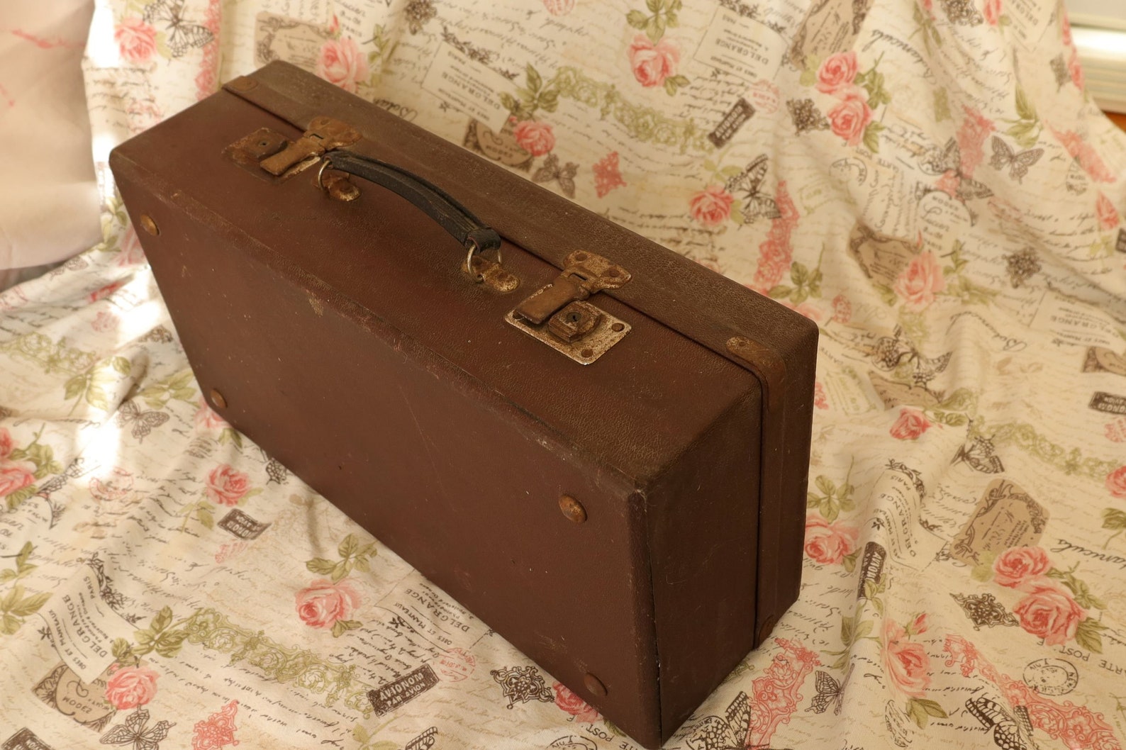 Suitcase Work Suitcase Retro Suitcase - Etsy