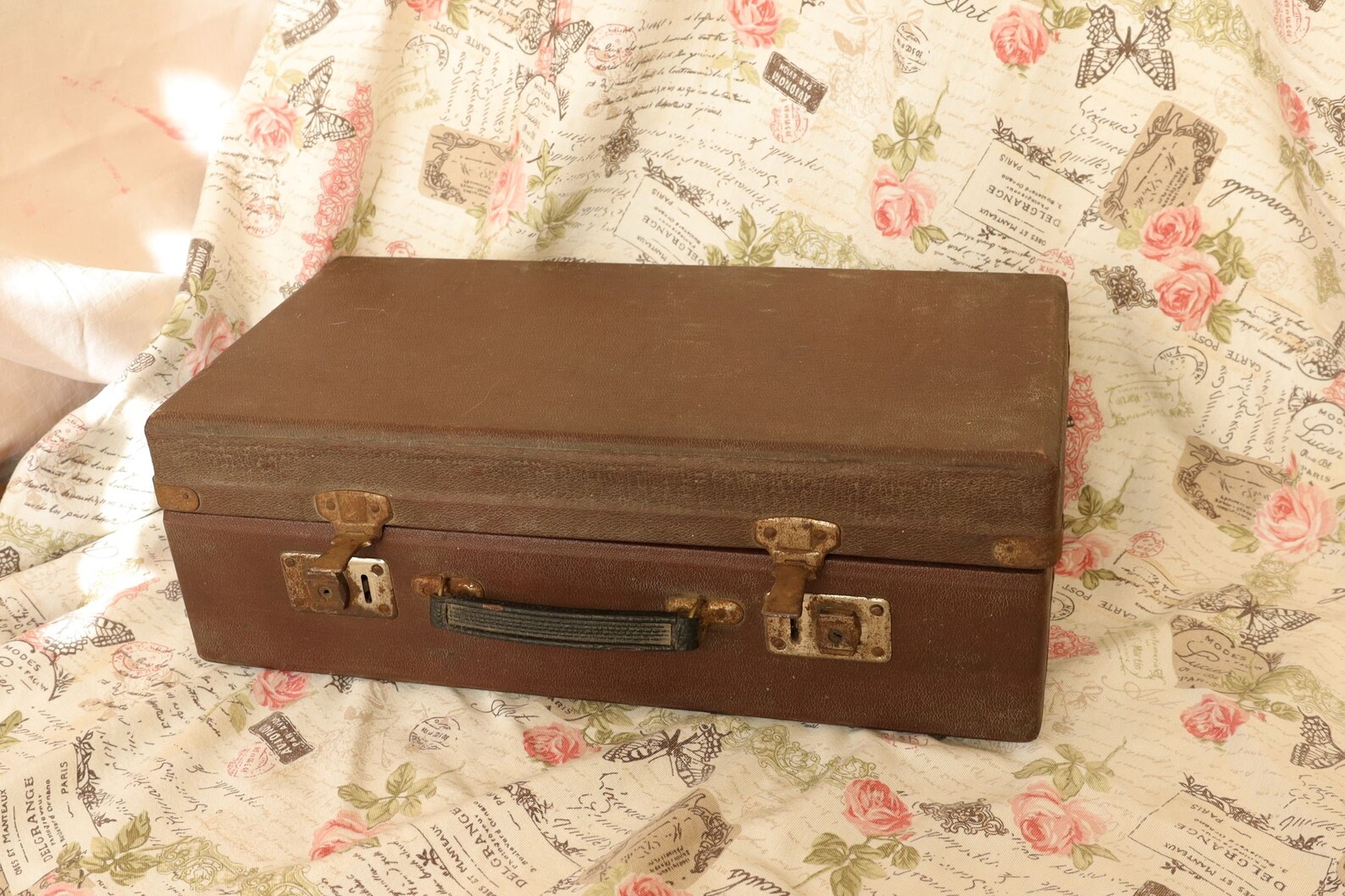Suitcase Work Suitcase Retro Suitcase - Etsy