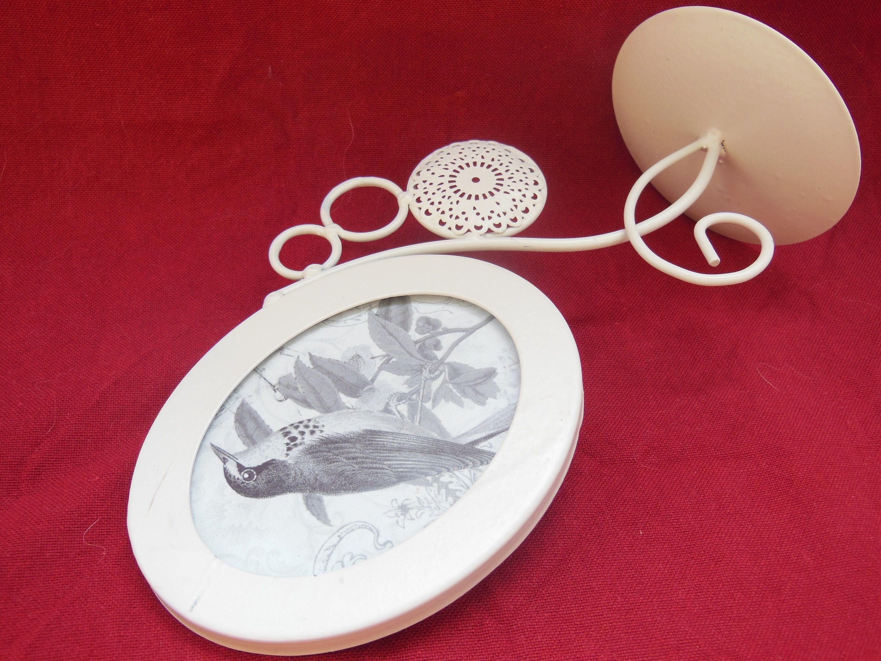 Marco de la foto blanca, marco de metal blanco vintage, marco de la ...