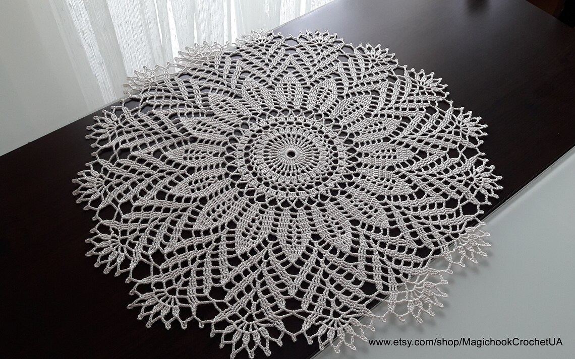 Crochet Doily Pattern Diagram Only Pdfukraine Shop | Etsy