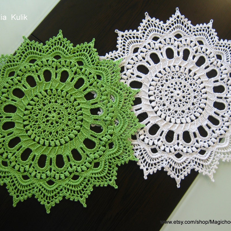 Knitted Doily - Etsy