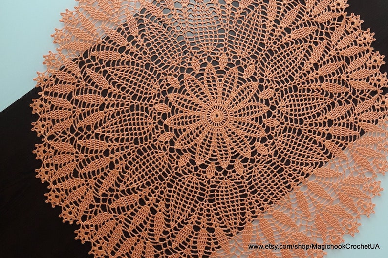 Crochet Large Doily Pattern Diagram Only Digital PDF Home - Etsy