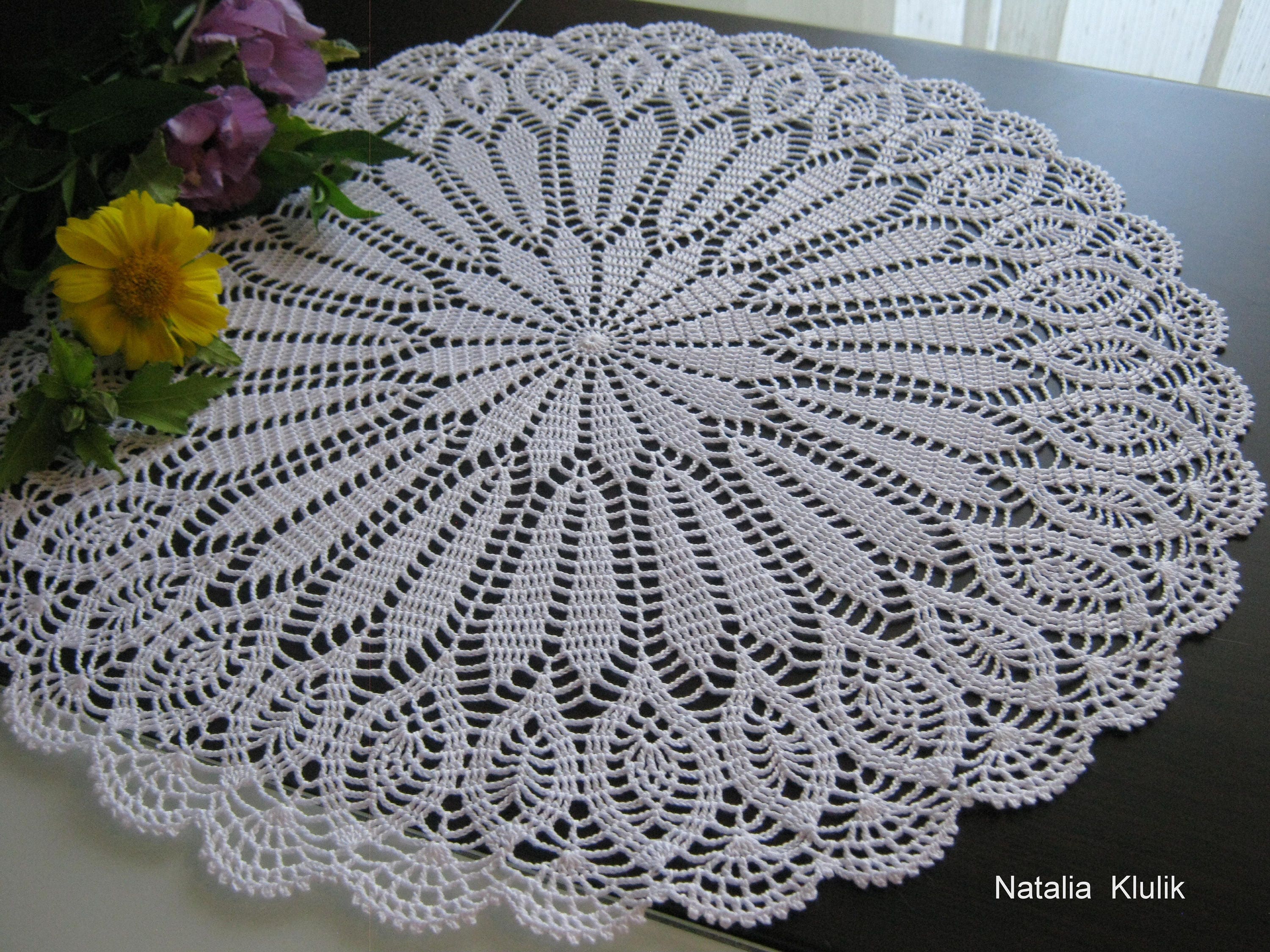 Crochet Doily Crochet Napkin White Doily Lace Napkin Home - Etsy