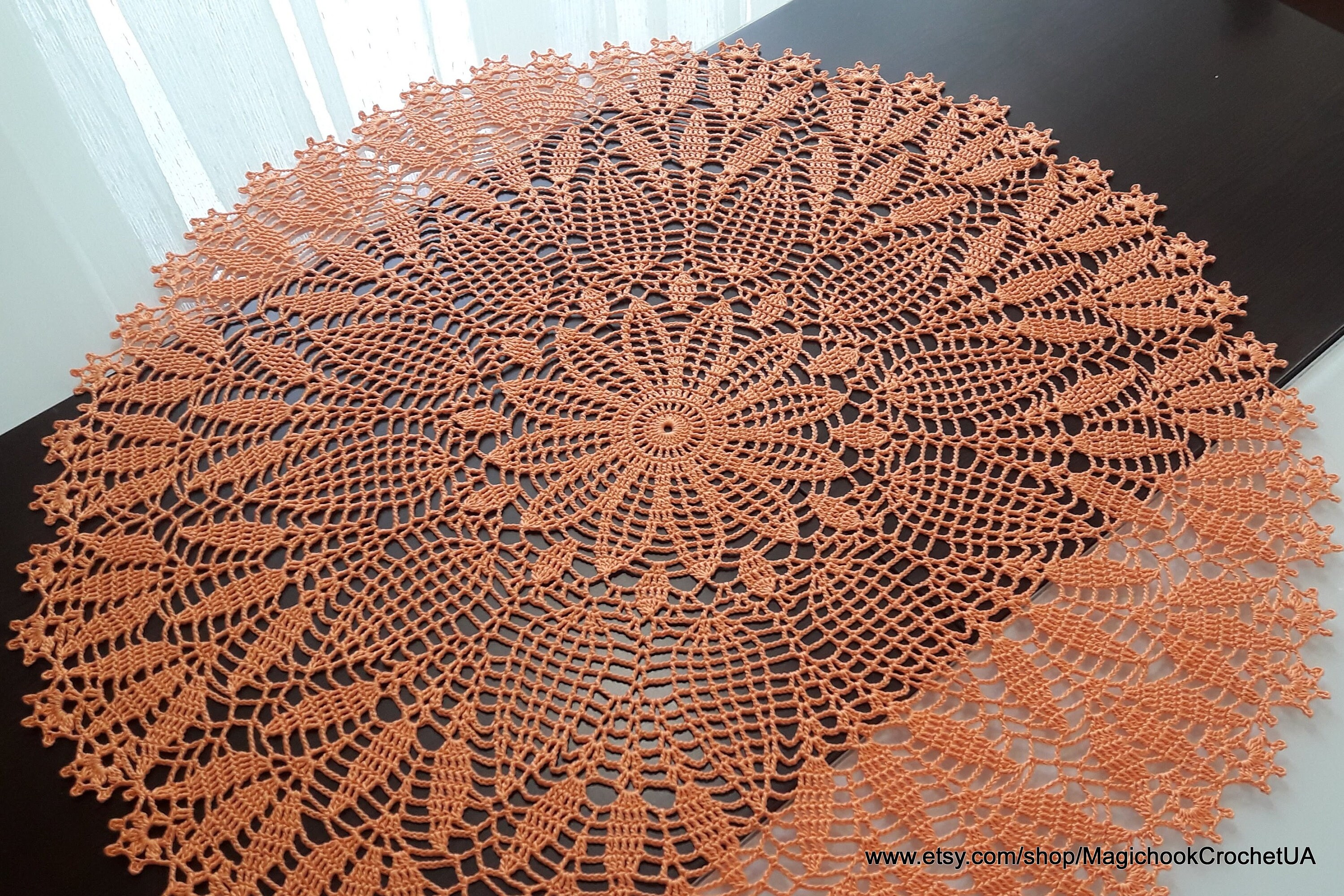 Crochet Large Doily Pattern Diagram Only Digital PDF Home - Etsy