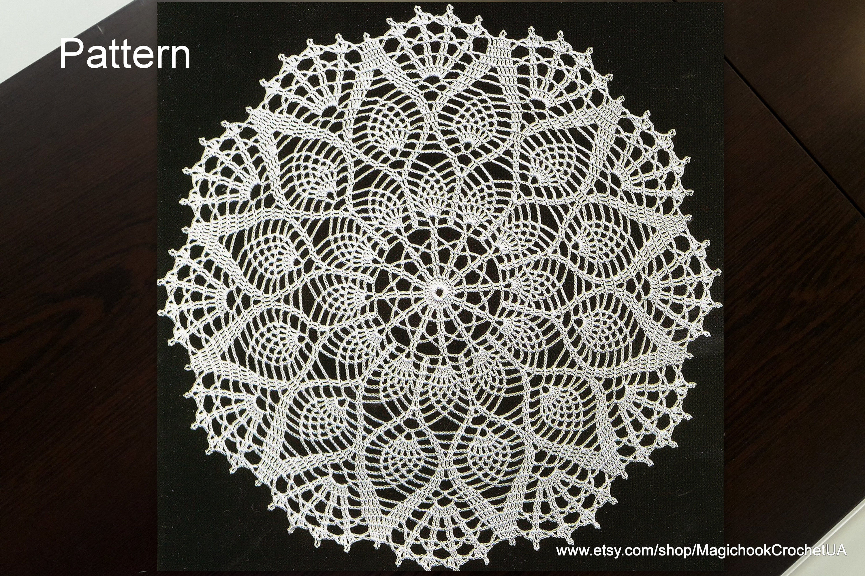 PDF Crochet Doily Pattern Diagram Only Home Vintage Decor - Etsy