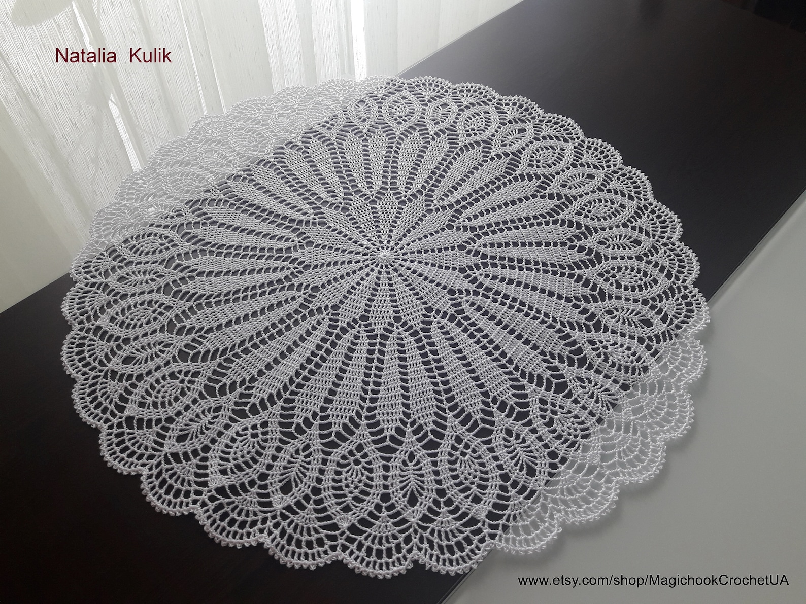 Crochet Doily, Crochet Napkin, White Doily, Lace Napkin, Home Decor ...