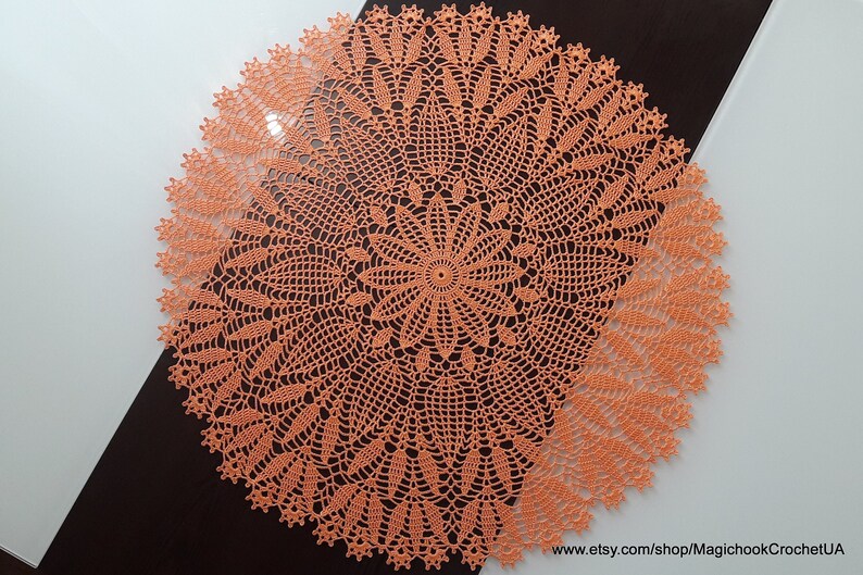 Crochet Large Doily Pattern Diagram Only Digital PDF Home - Etsy